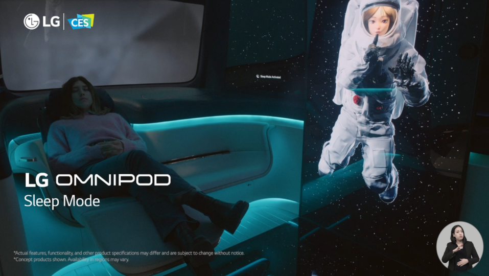 LG OMNIPOD: Expanding The Personal Living Space To The Road