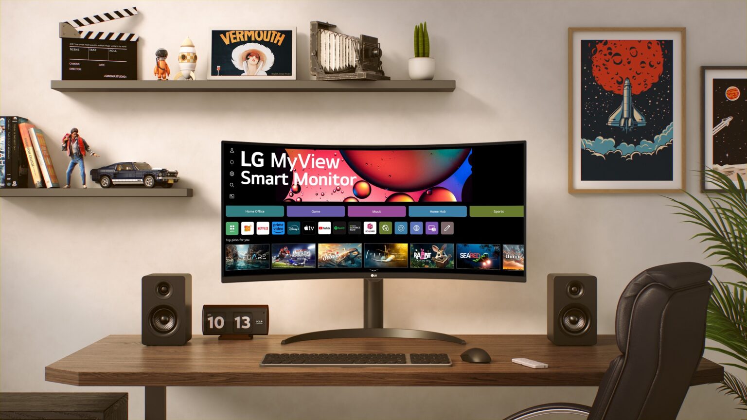 New LG MyView Smart Monitor Boasts Curved UltraWide Screen and ...