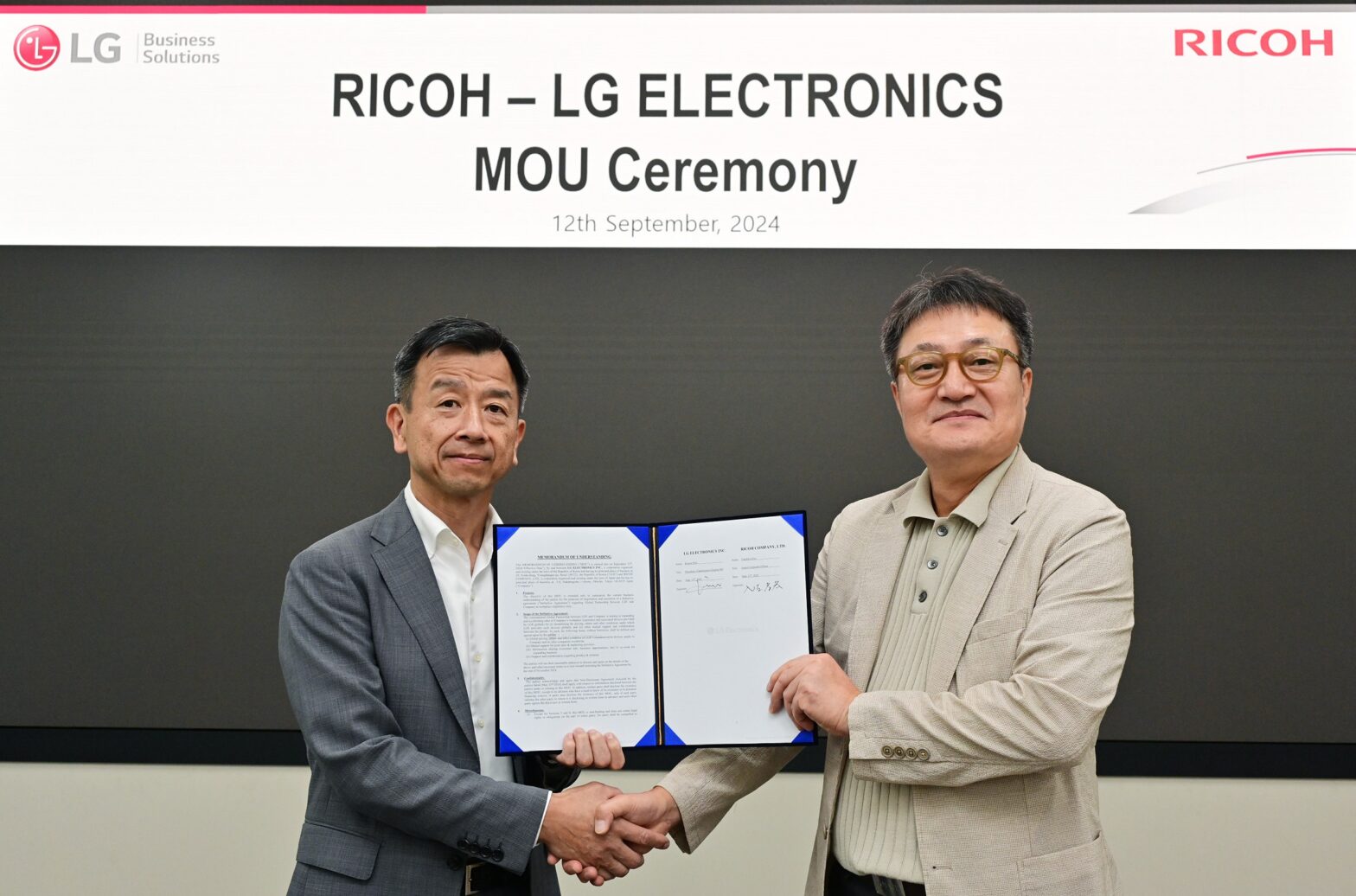 LG Partners With Ricoh to Drive Digital Transformation for B2B ...