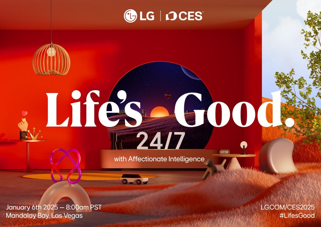 LG to Showcase "Life's Good 24/7 With Affectionate Intelligence" at CES ...